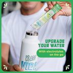 Cucumber limeade electrolyte sticks for energy