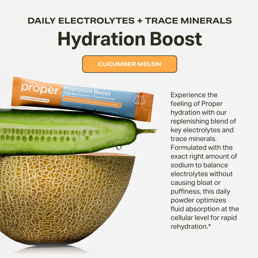 Cucumber melon electrolyte powder benefits