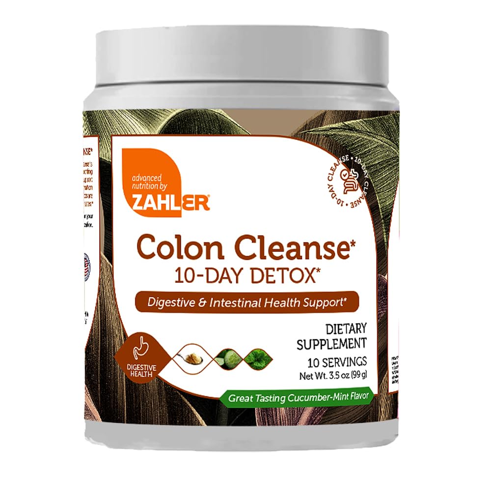 Cucumber mint flavour detox supplement