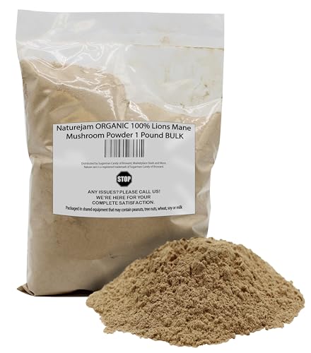 Culinary grade lion's mane mushroom powder for baking