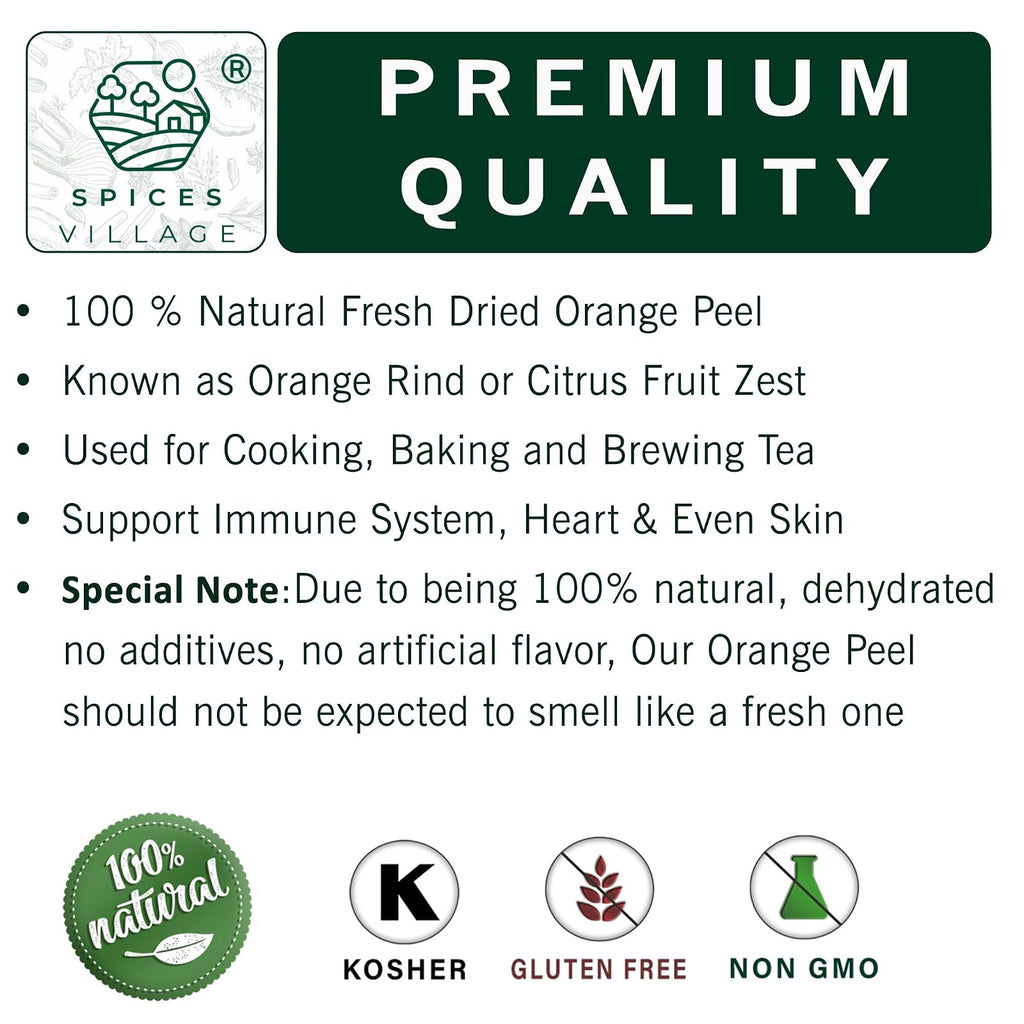 Culinary orange peel seasoning