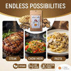 Culinary shiitake mushroom powder for recipes