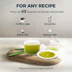 Culinary uses of pandan leaf powder