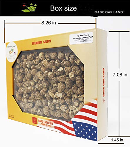 cultivated American ginseng in box