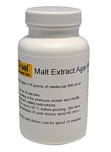 cultivating mushrooms with malt extract