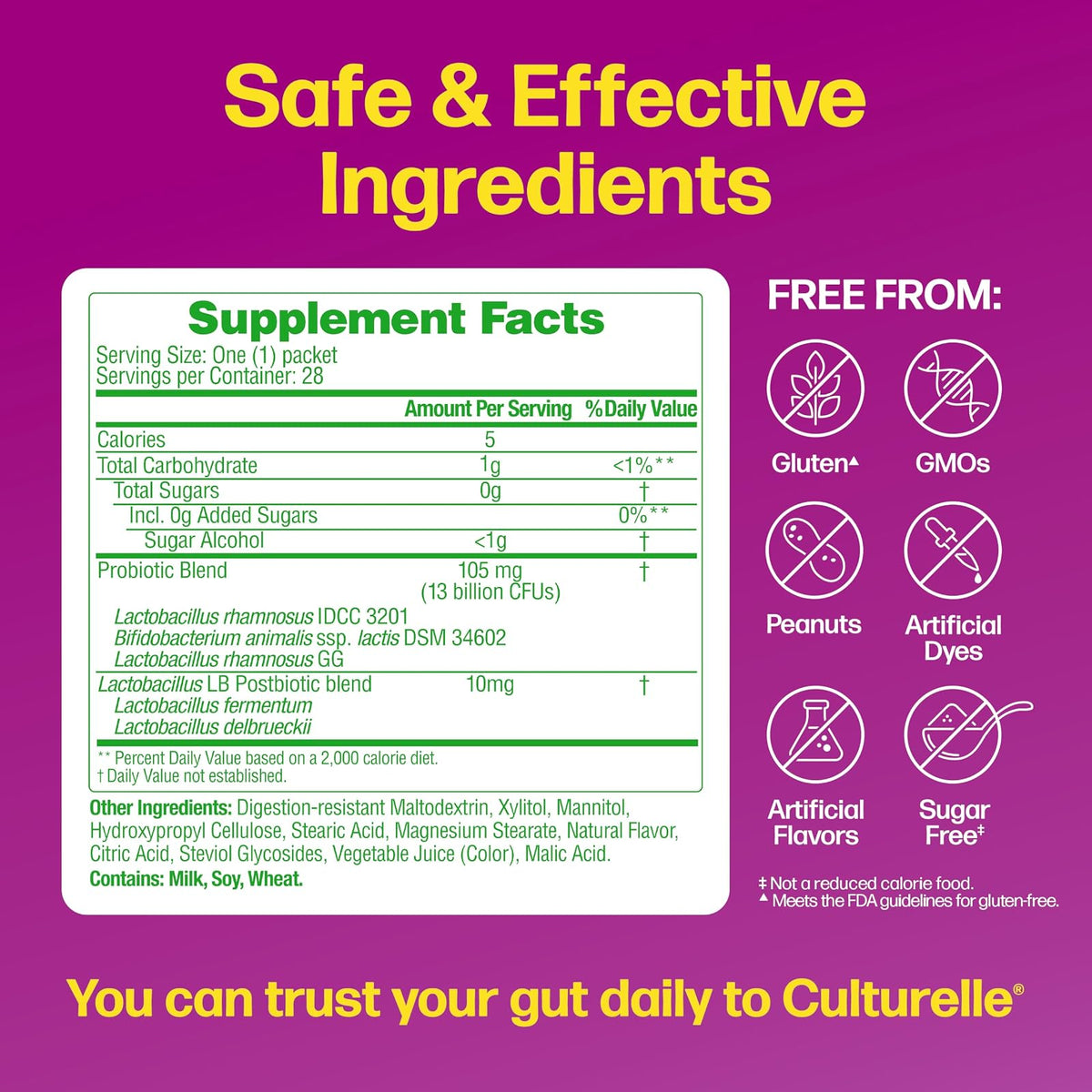 Culturelle 28 ct probiotic chews