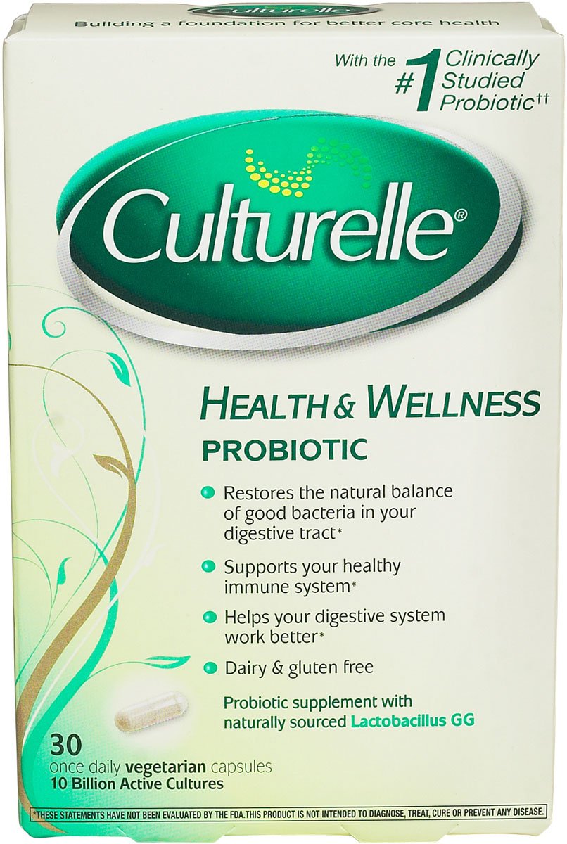 Culturelle blended vitamin capsules for gut health
