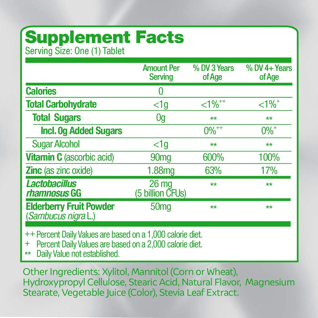Culturelle chewables for immune system