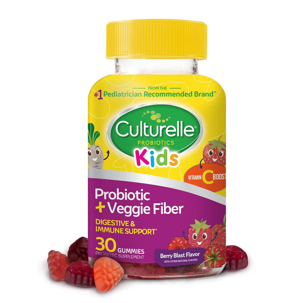 Culturelle kids gummies with veggie fiber