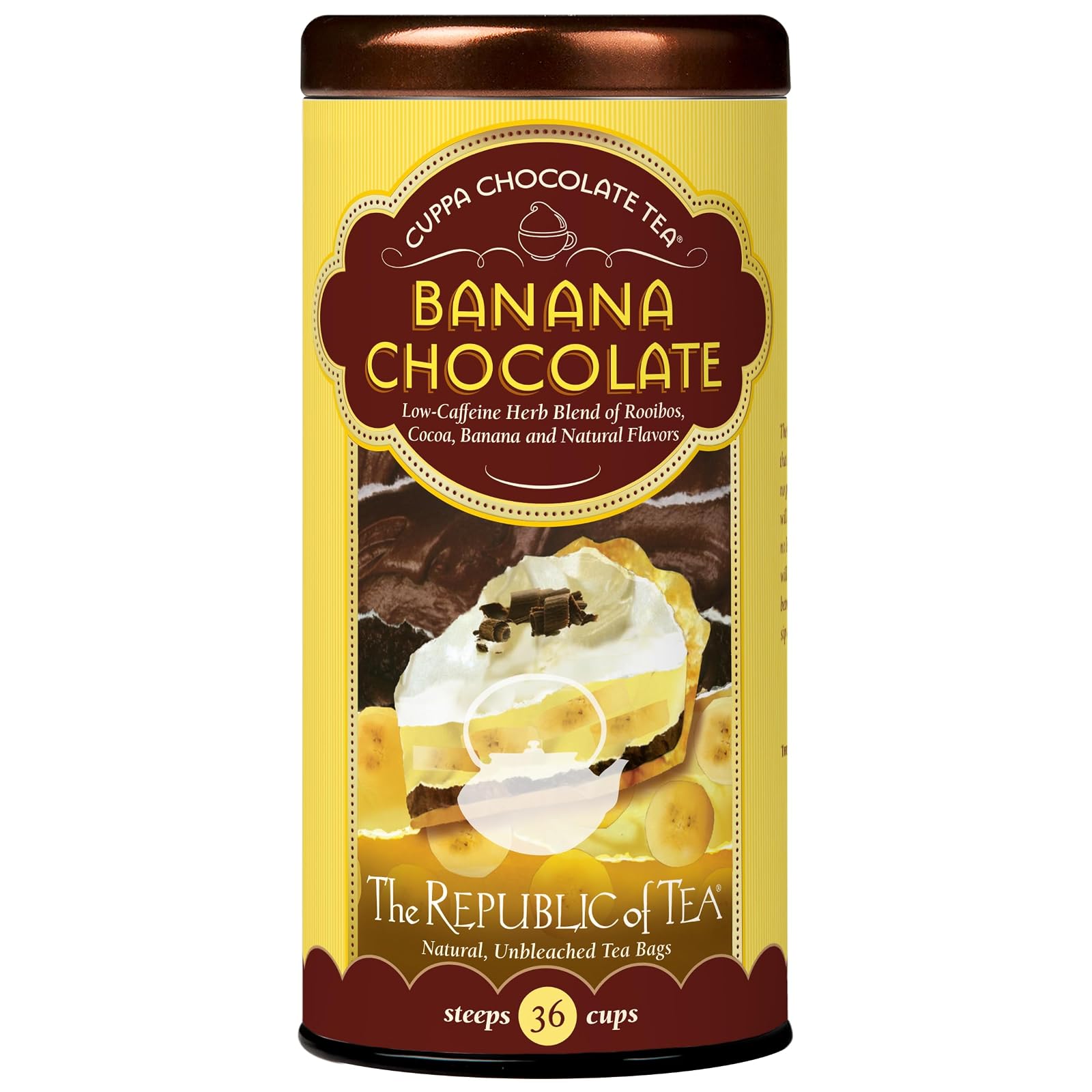 Cuppa Chocolate Banana herbal tea bags