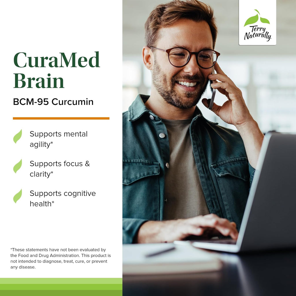 CuraMed Brain capsules for cognitive support