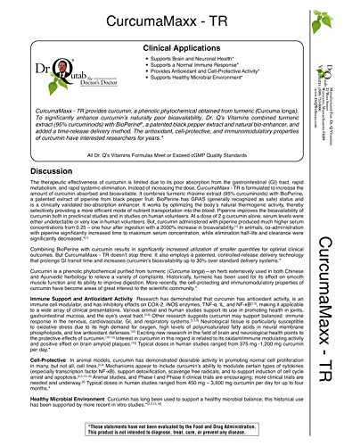 CurcumaMaxx antioxidant activity supplement