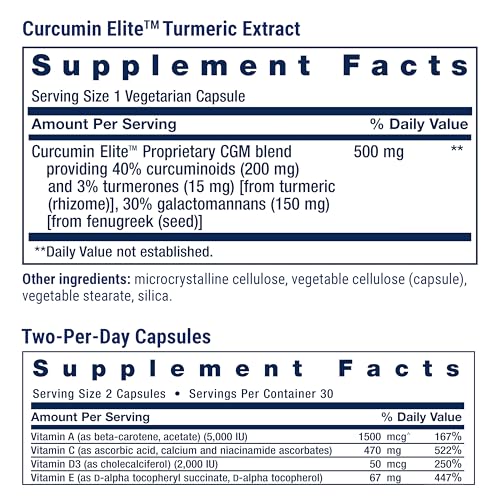 curcumin and fish oil blended vitamin & mineral supplements