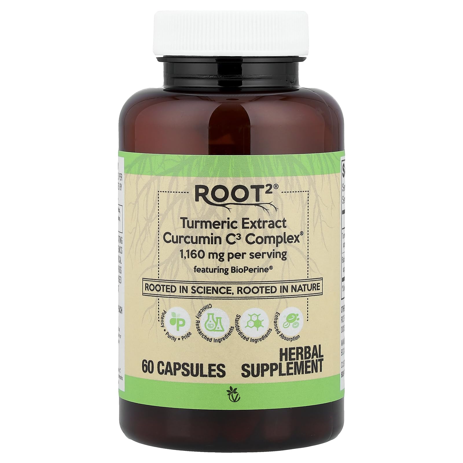 curcumin antioxidant supplement capsules