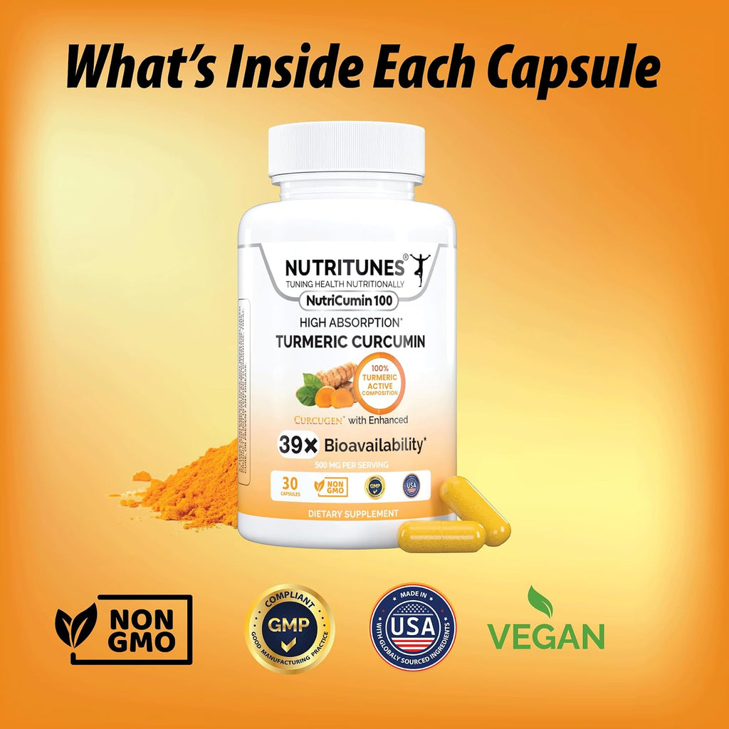 Curcumin capsules for antioxidant benefits