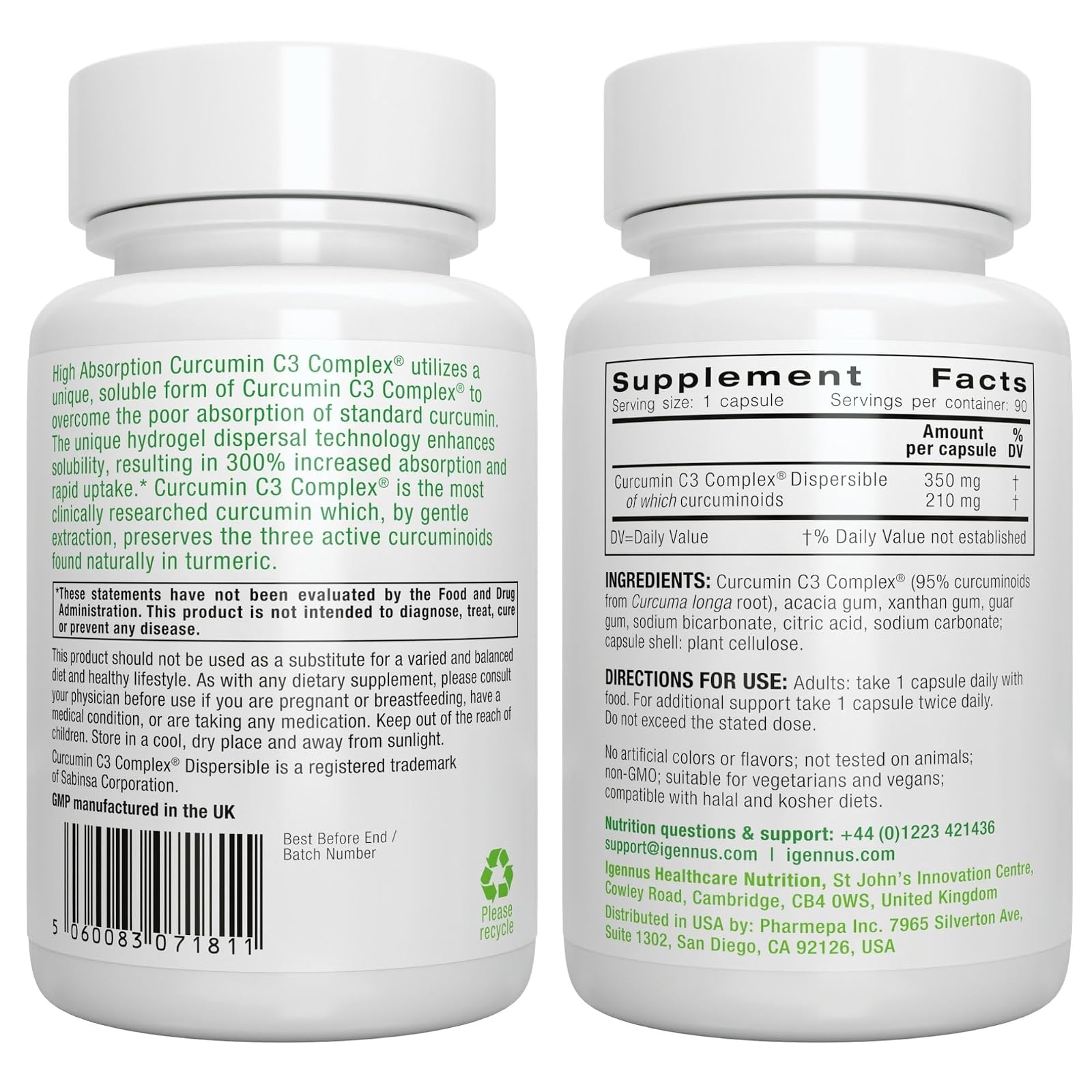 curcumin capsules for daily health