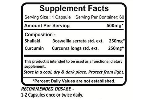 Curcumin capsules for everyday wellness