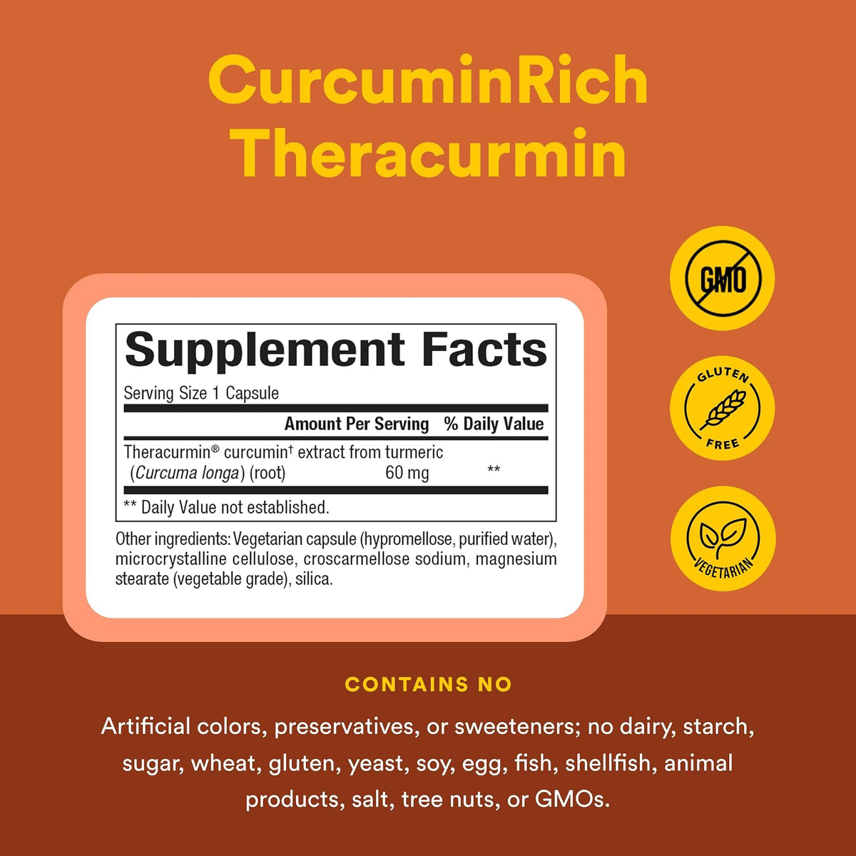 Curcumin capsules for joint support