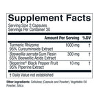 Curcumin capsules for wellness boost