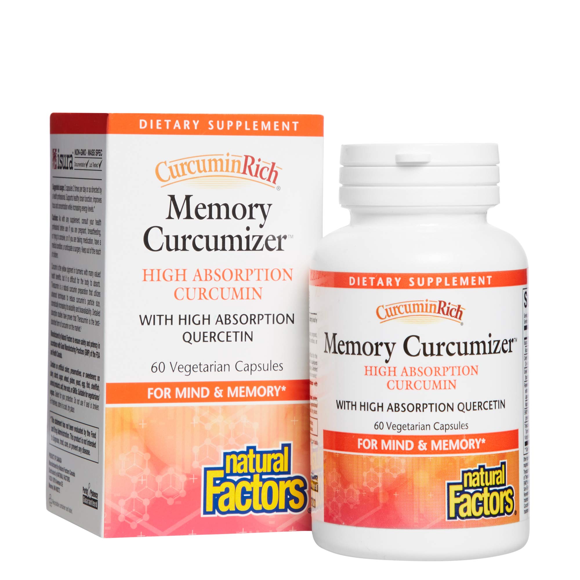 Curcumin for enhanced brain function