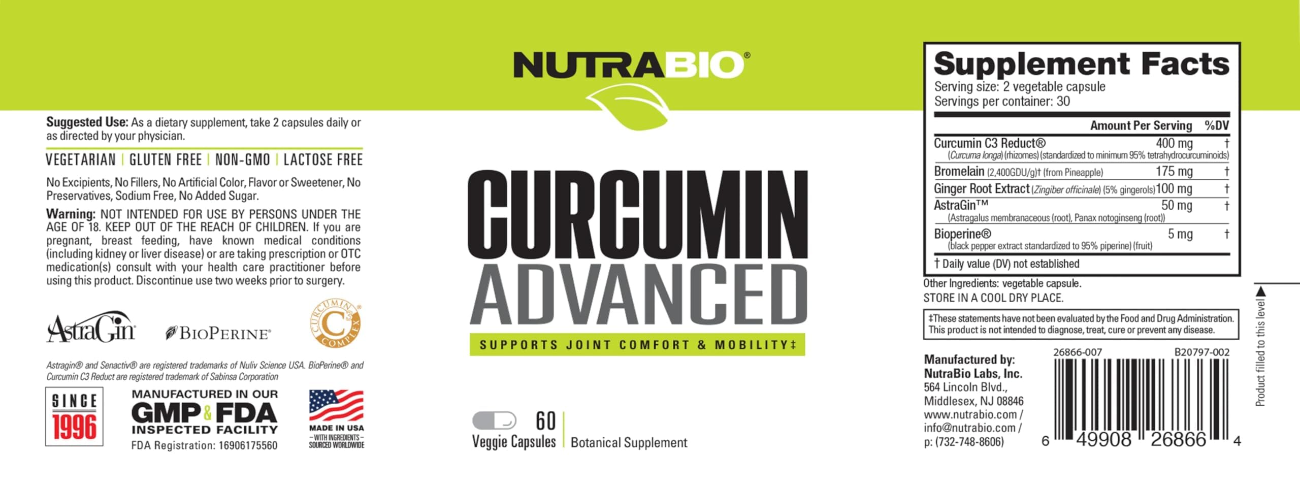 curcumin for enhanced wellness