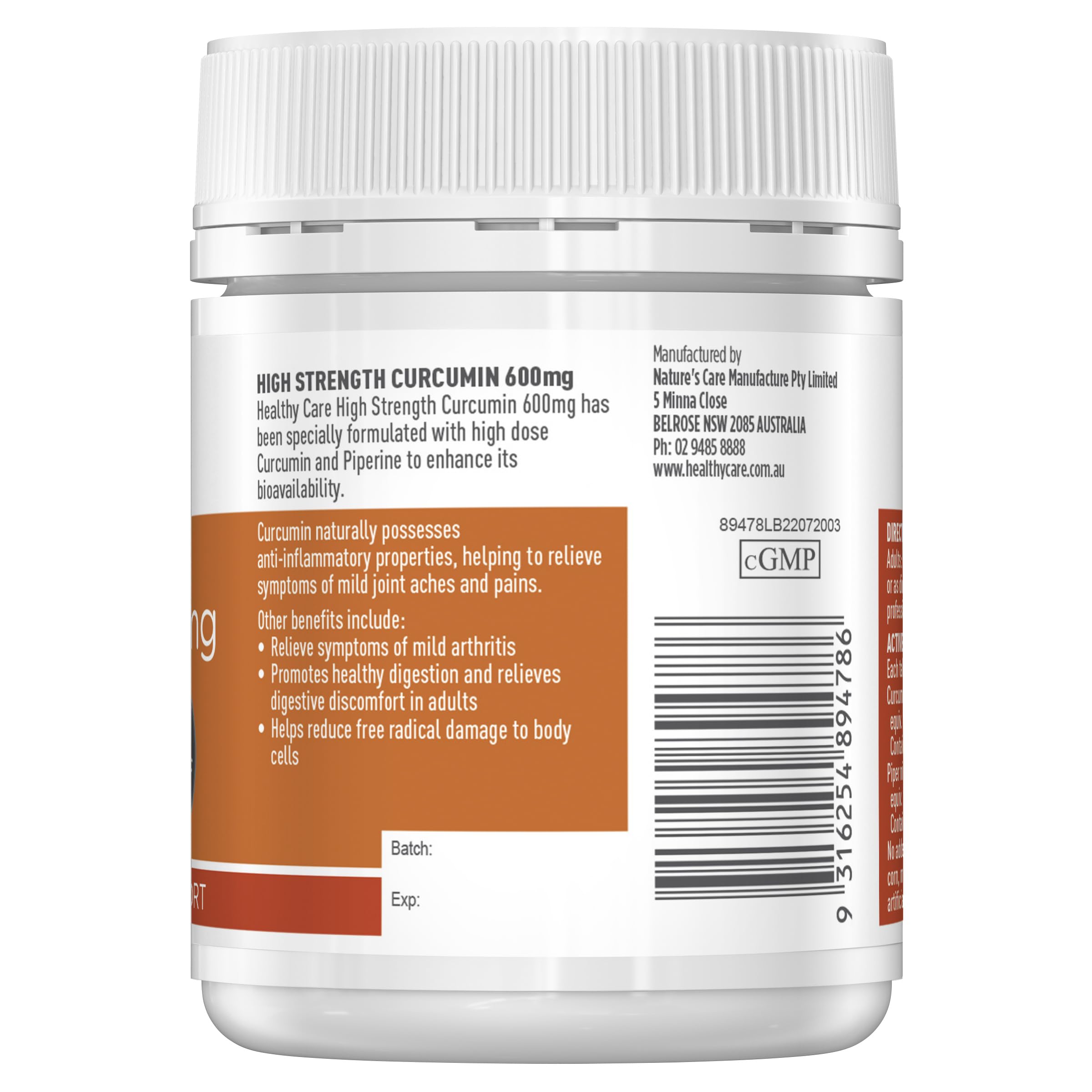 curcumin for inflammation relief