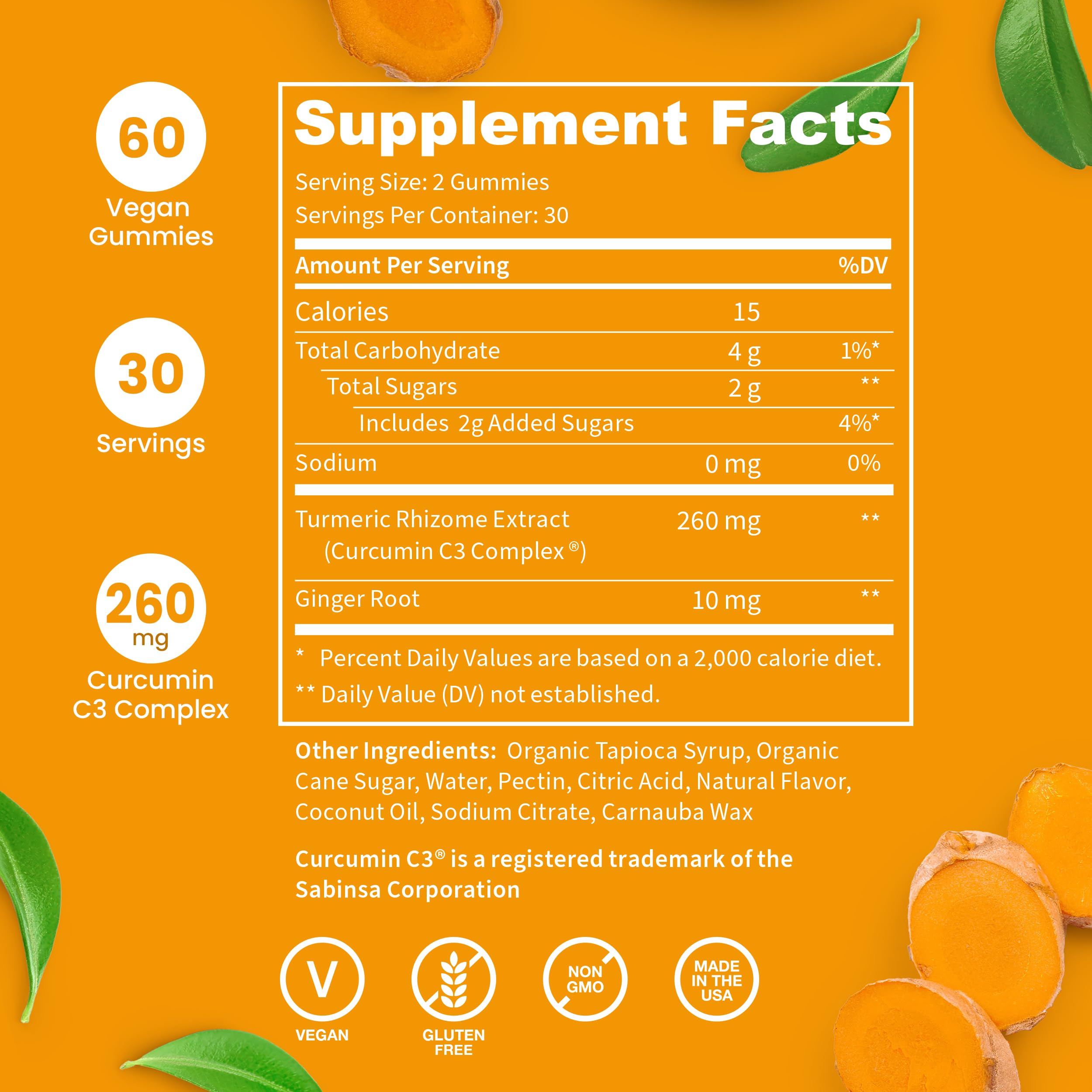 Curcumin gummies for daily health boost