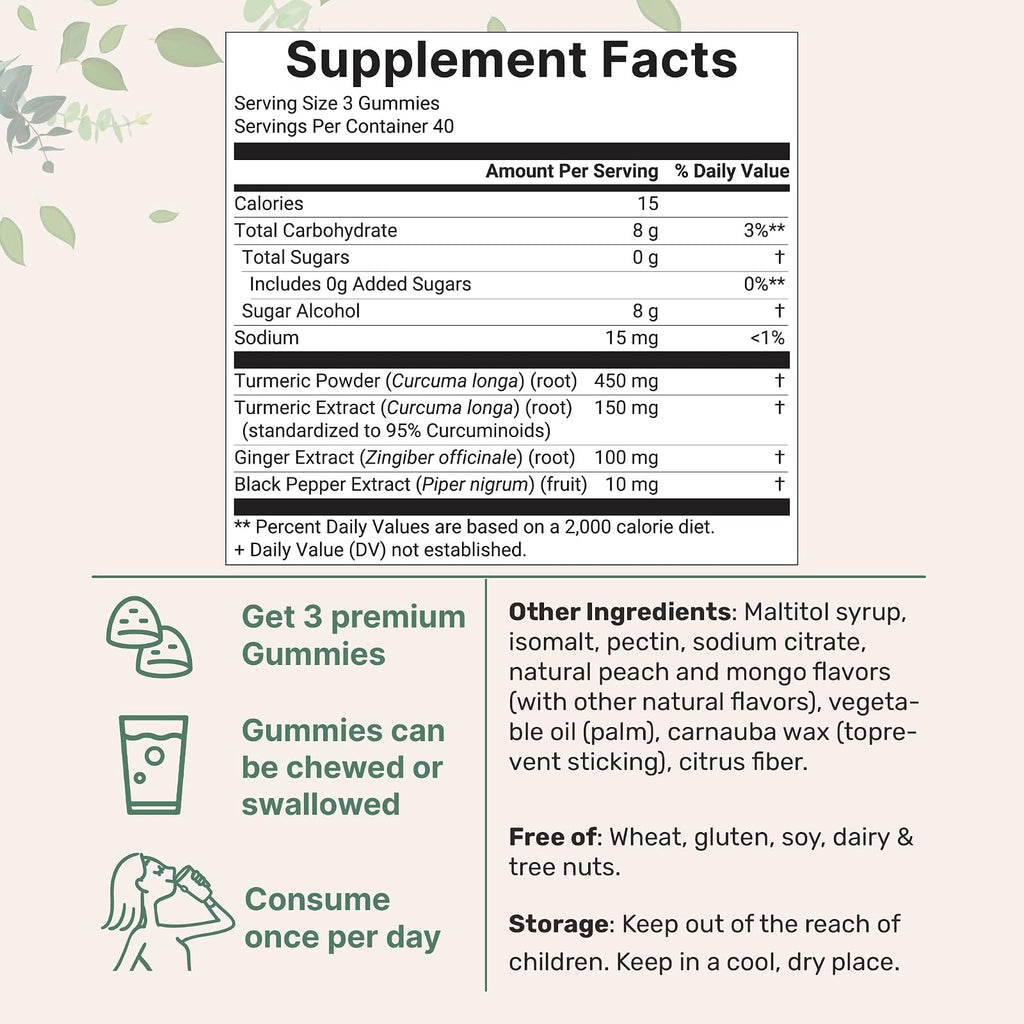 curcumin gummies for joint support