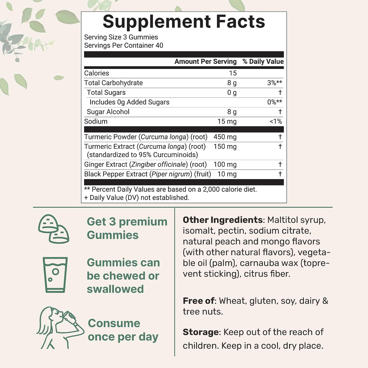 curcumin gummies for joint support