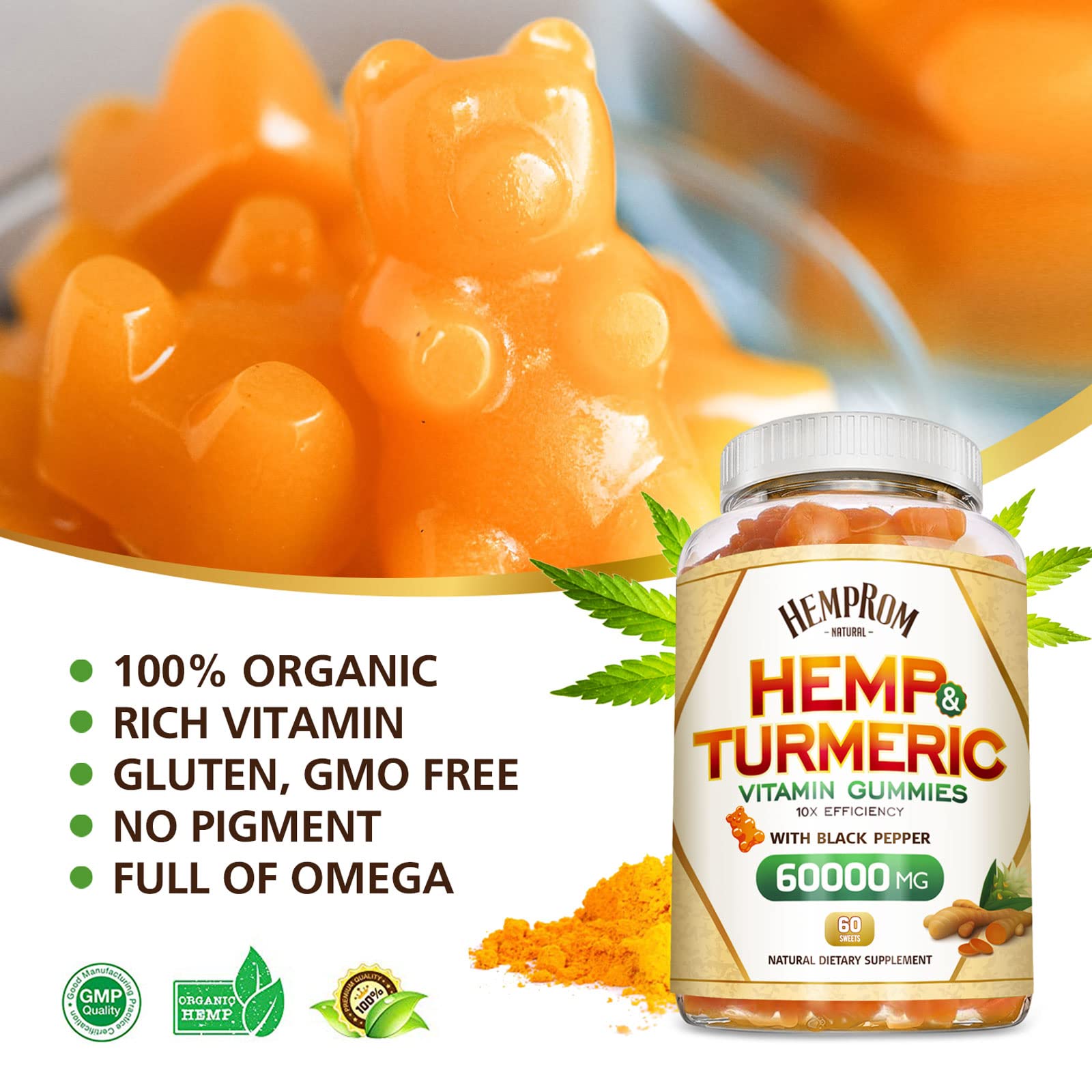 curcumin-rich turmeric gummies