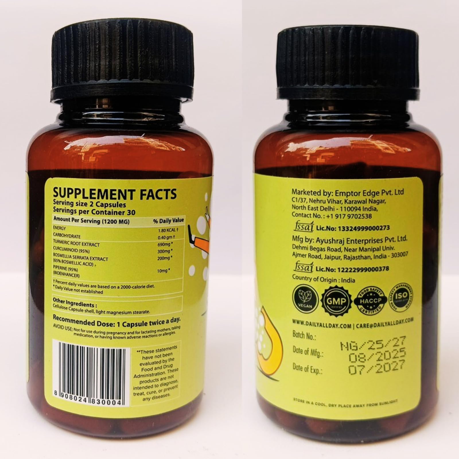 curcumin supplement for active lifestyles