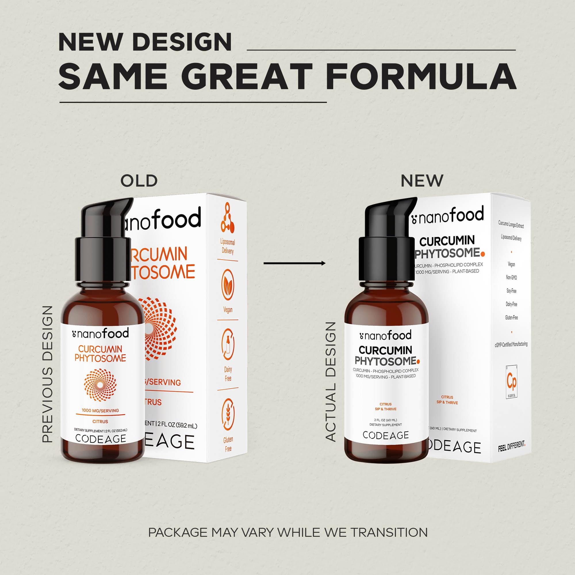 curcumin supplement with citrus flavor