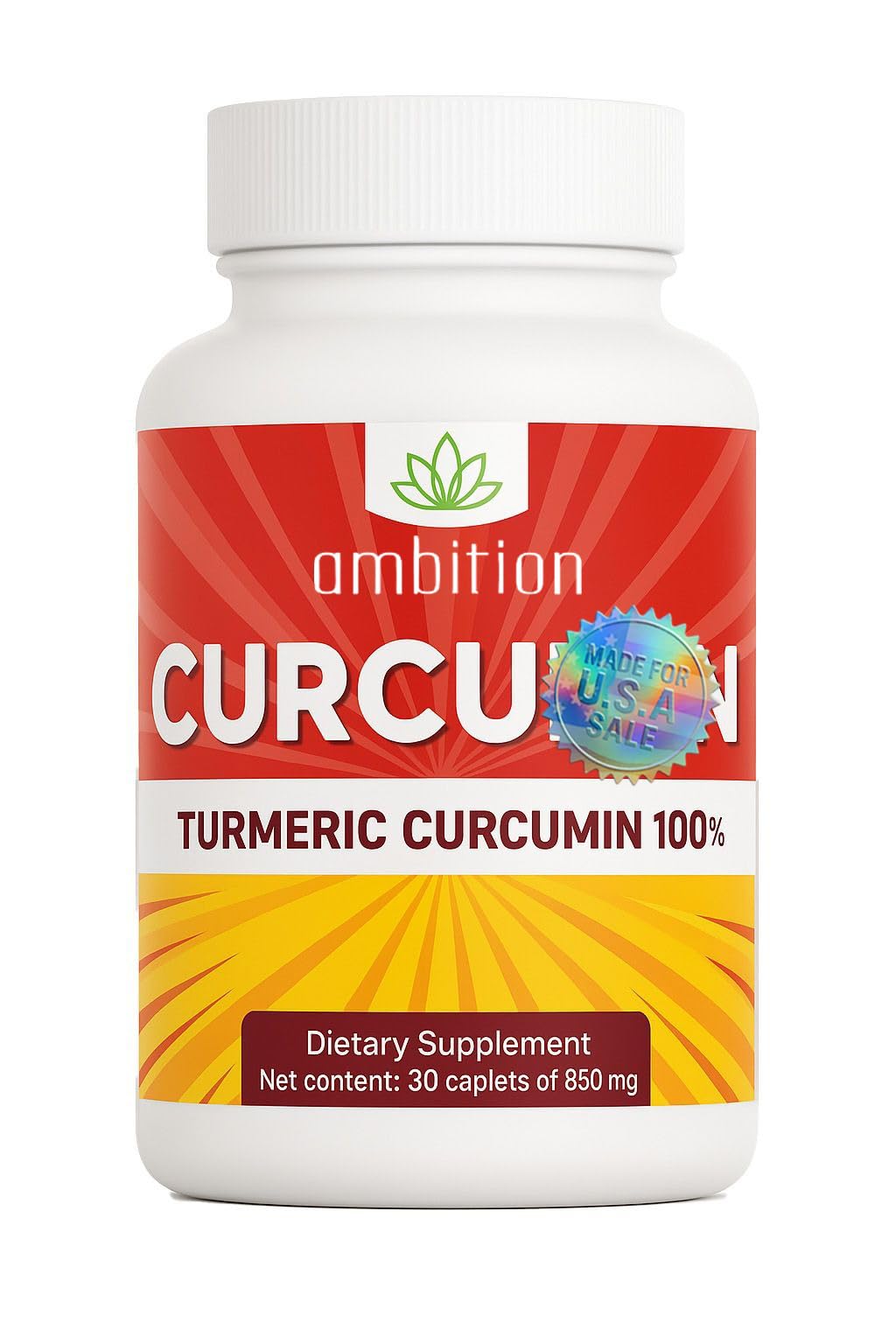 Curcumin turmeric 850 mg capsules