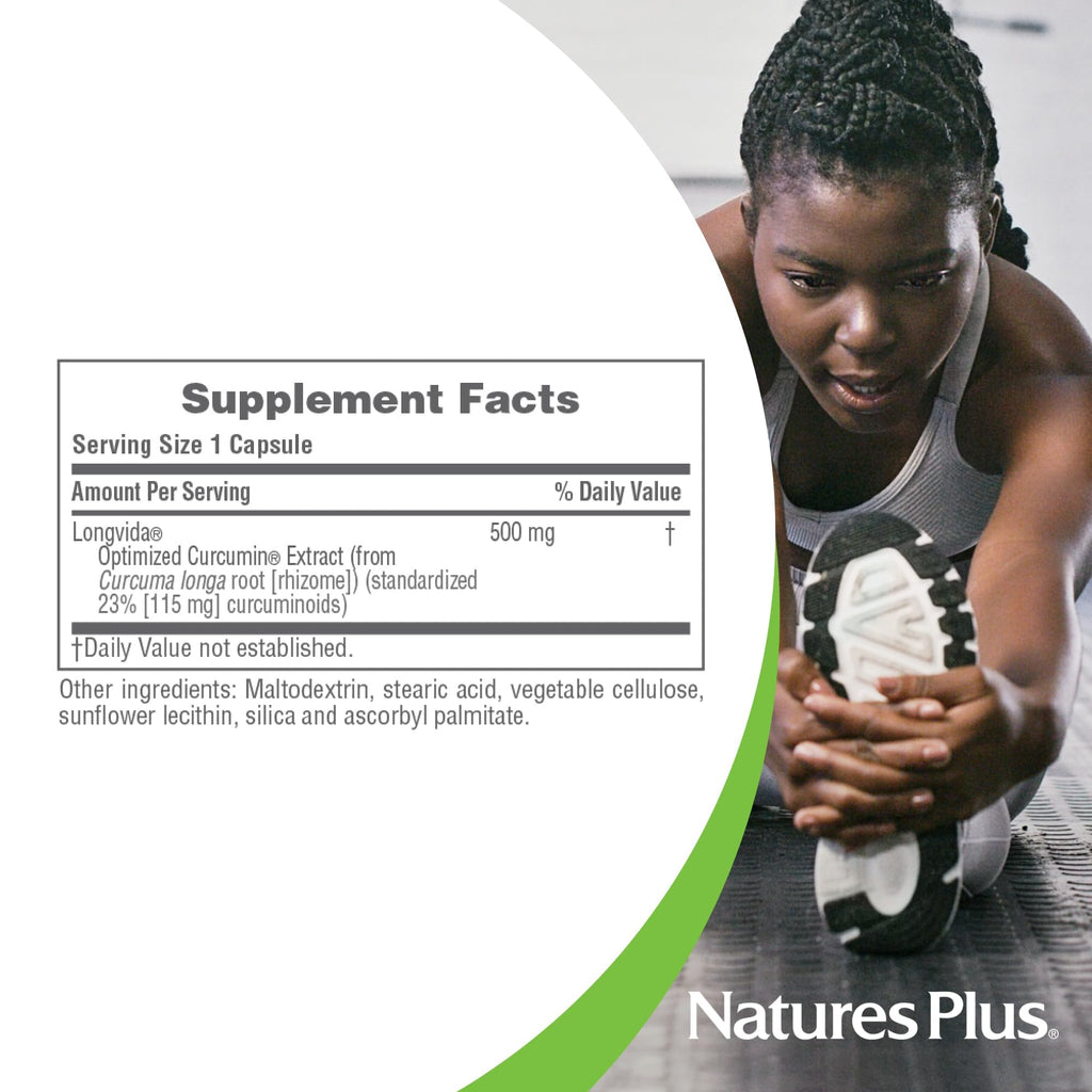 Curcumin turmeric capsules for daily vitality