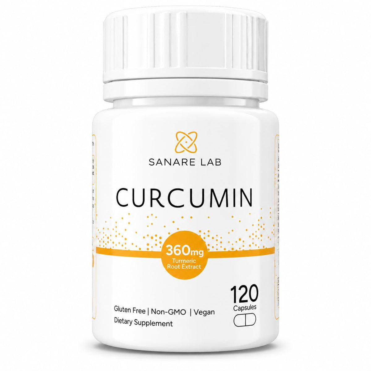 Curcumin turmeric capsules for wellness