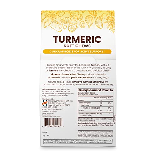 curcumin turmeric chews for health