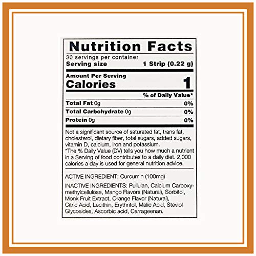 curcumin turmeric strips for natural relief