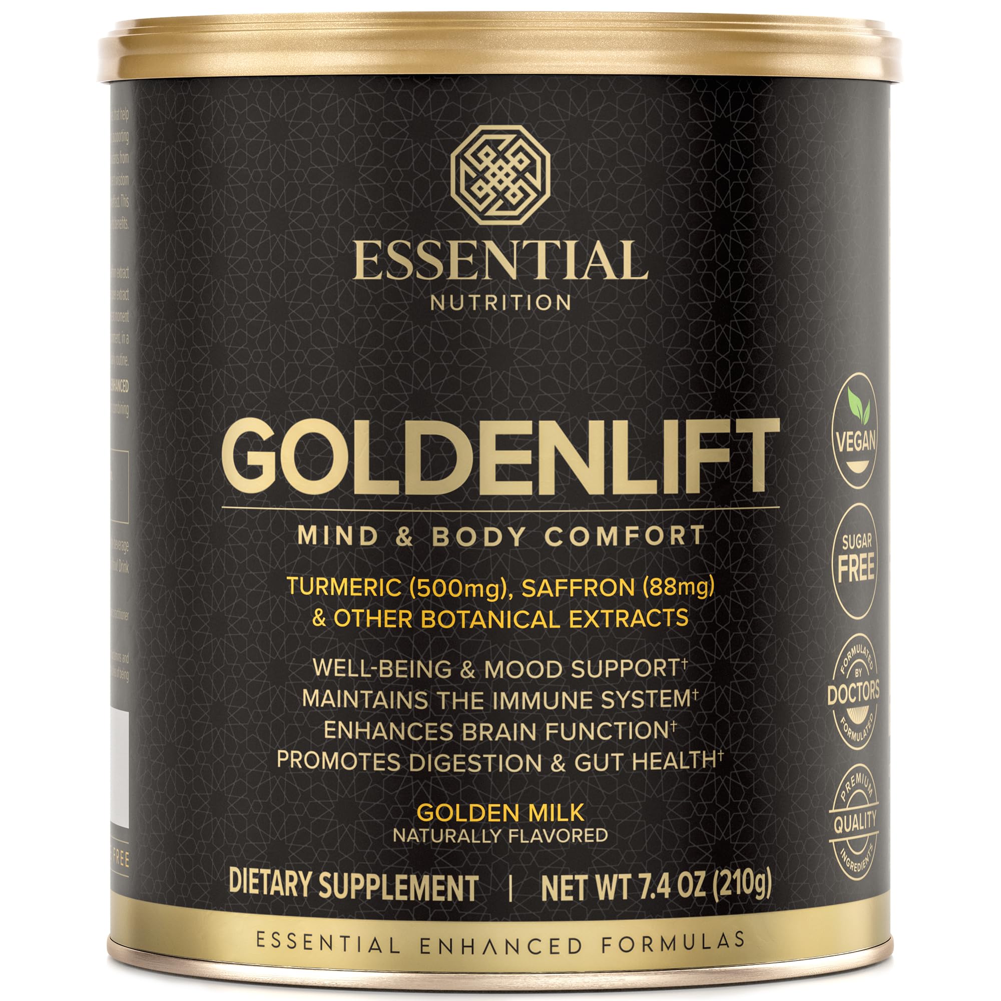 curcumin vegan golden milk powder