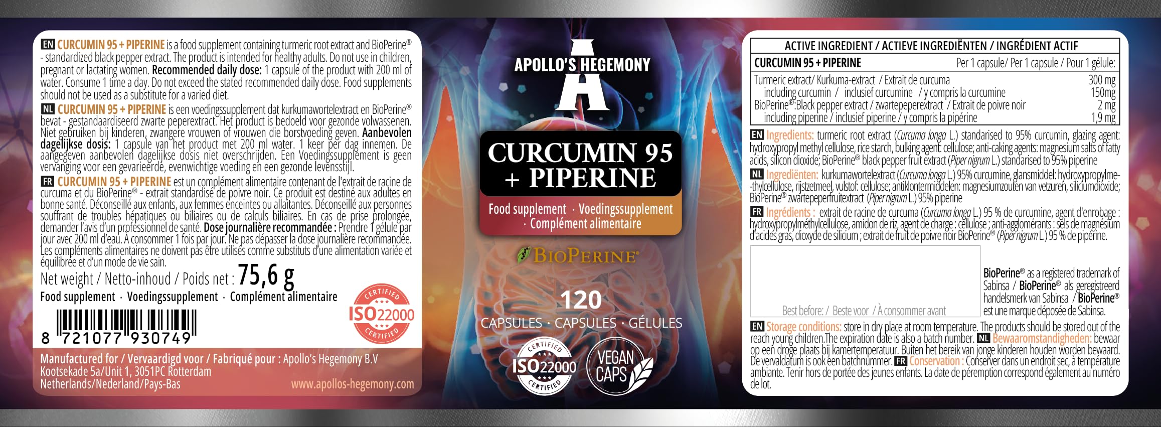 curcumin with black pepper extract