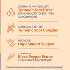 Curcumin with black pepper for joint support