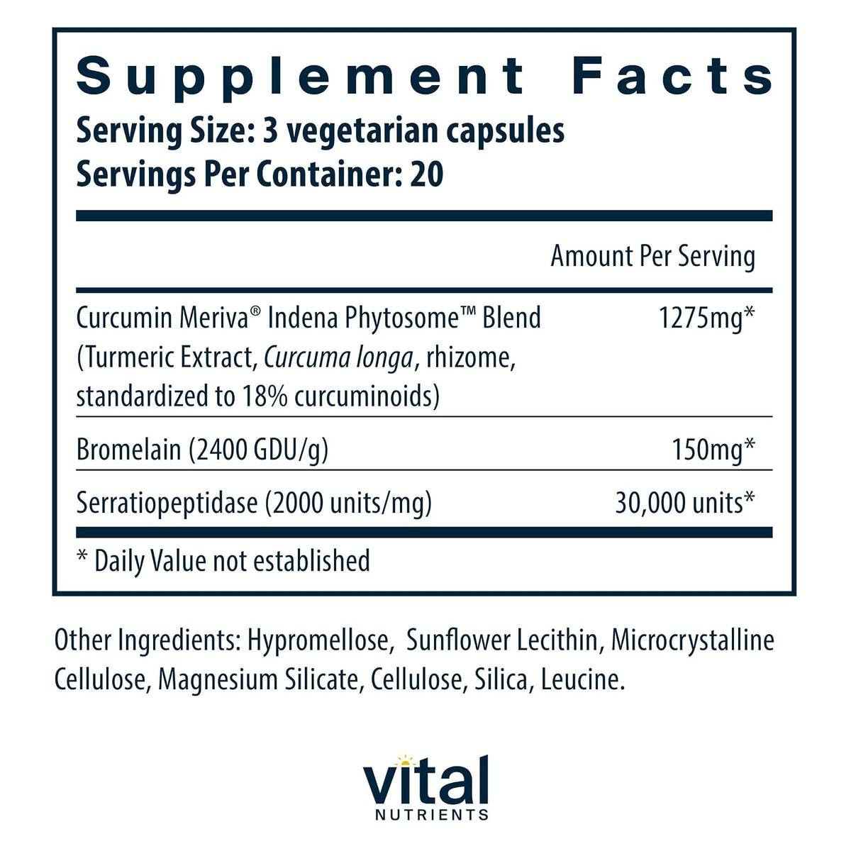 Curcumin with enzymes for better absorption
