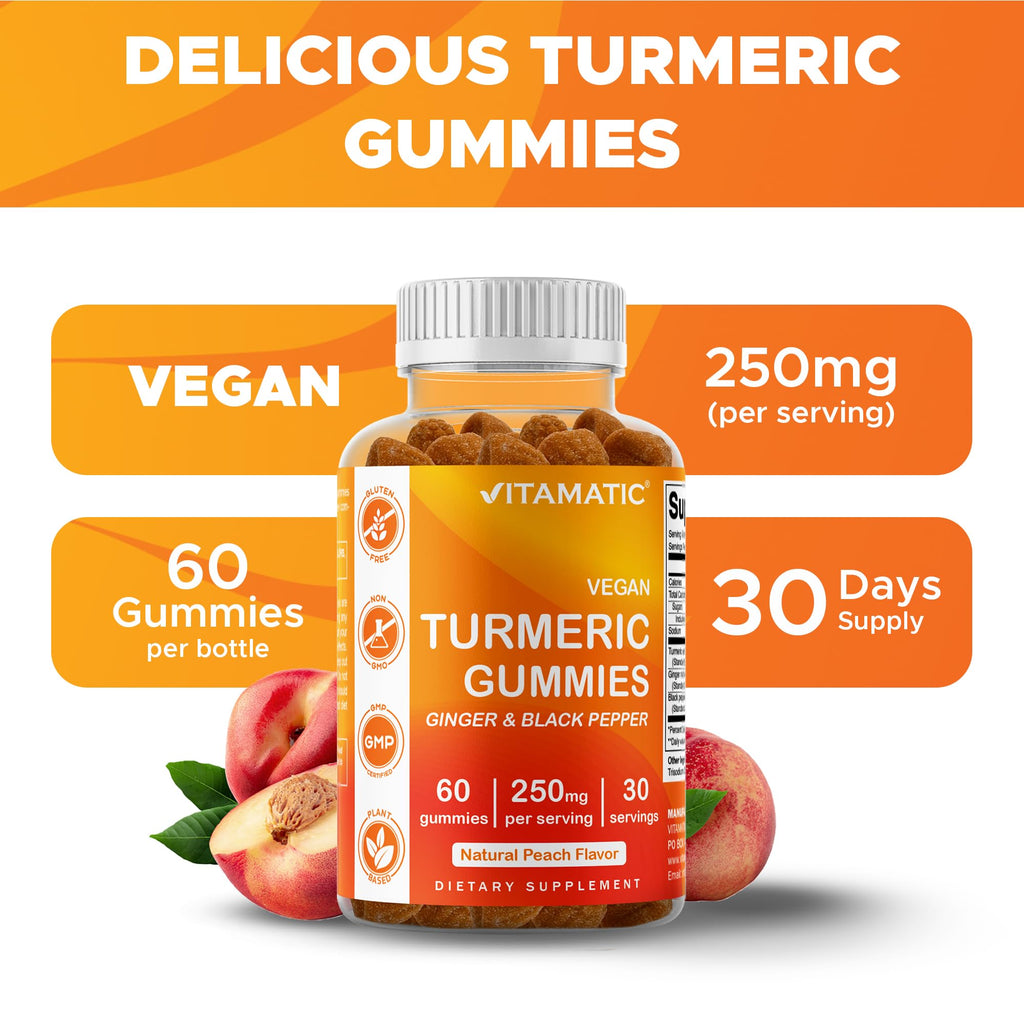 Curcuminoids-rich turmeric gummies for wellness