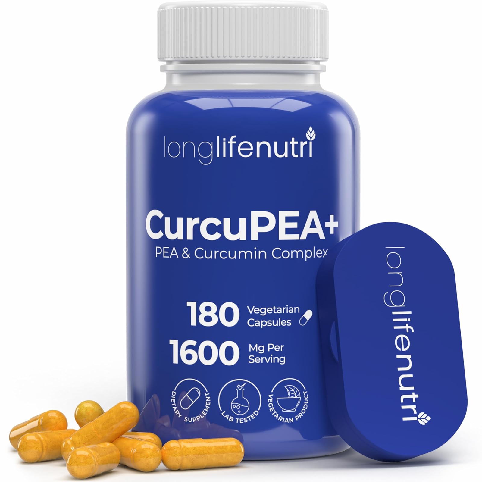 CurcuPEA+ turmeric complex capsules