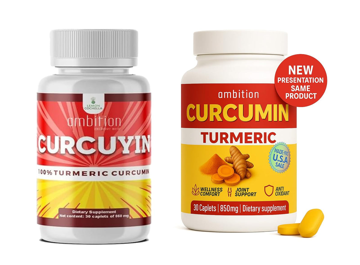 Curcuyin turmeric caplets for inflammation relief