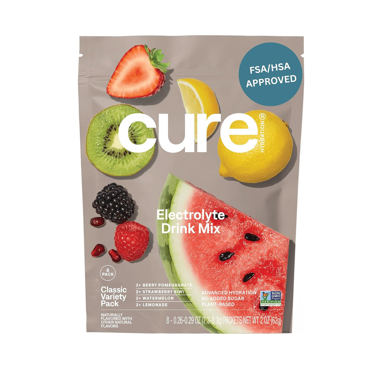 Cure Hydration electrolyte drink packets
