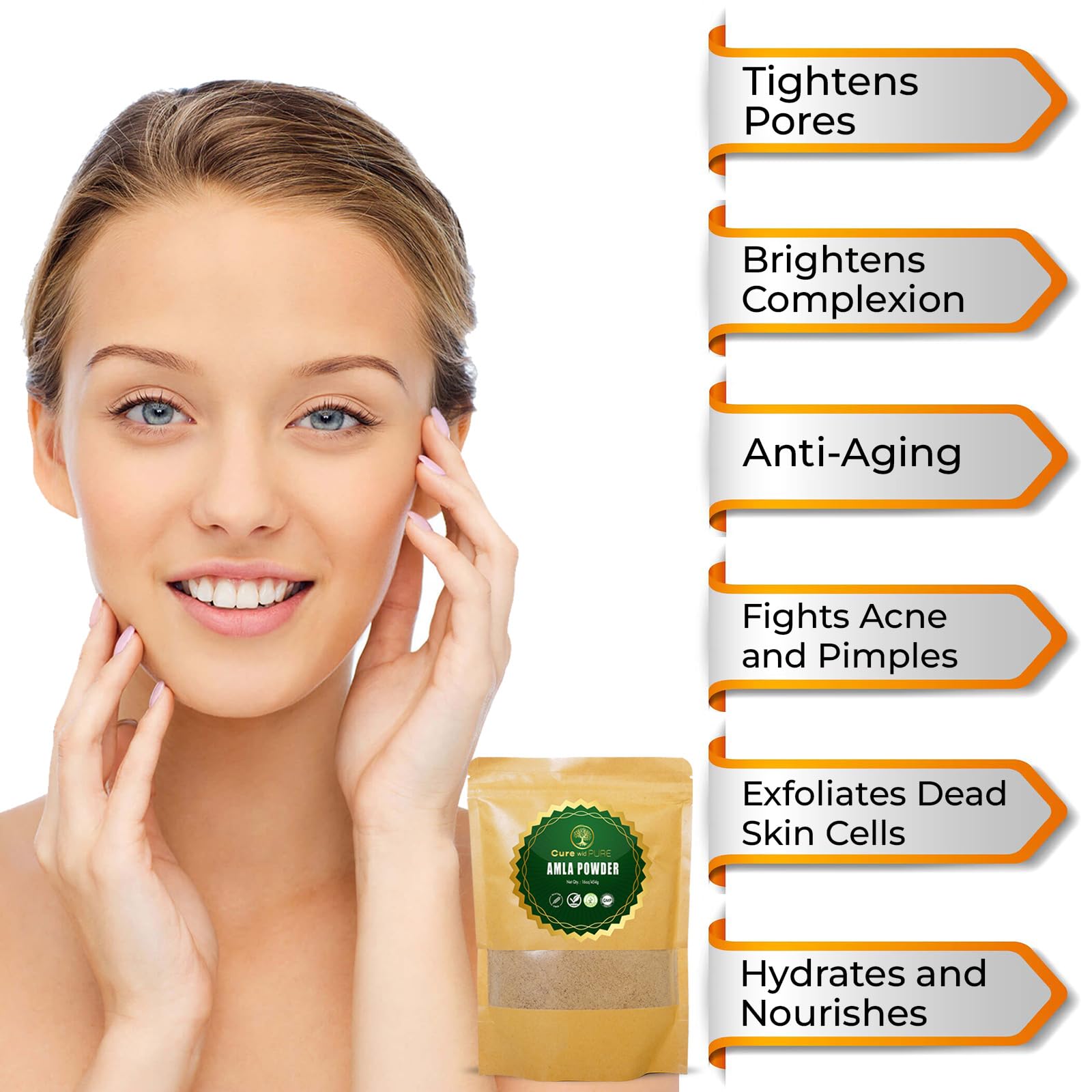 Cure wid amla powder usage