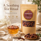 Cure wid dried rose hips packaging