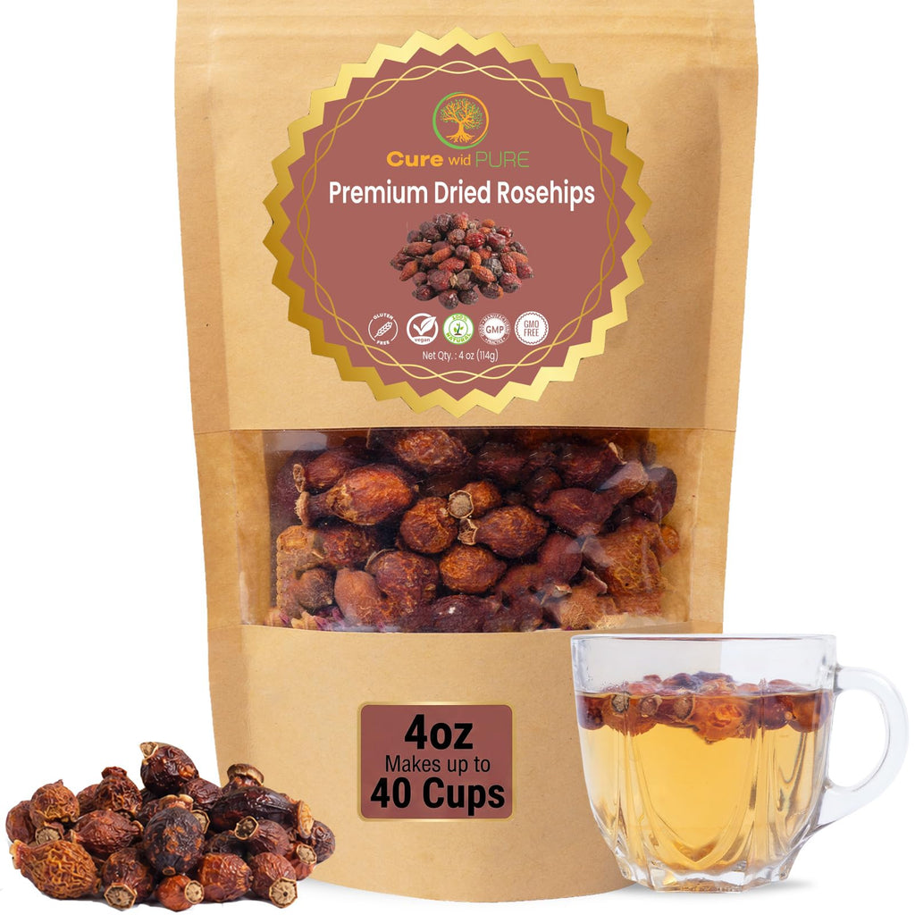 Cure wid dried rose hips tea