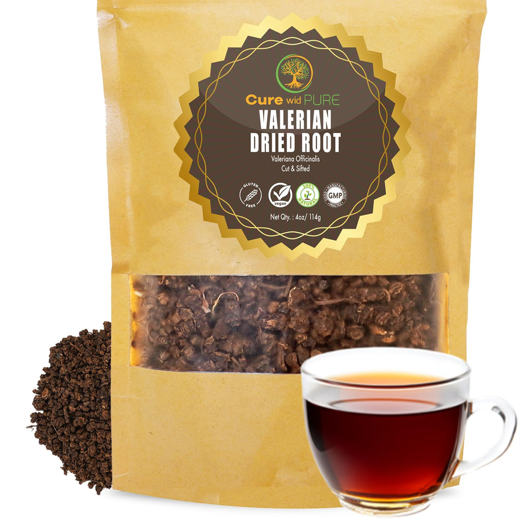 Cure Wid organic valerian root tea