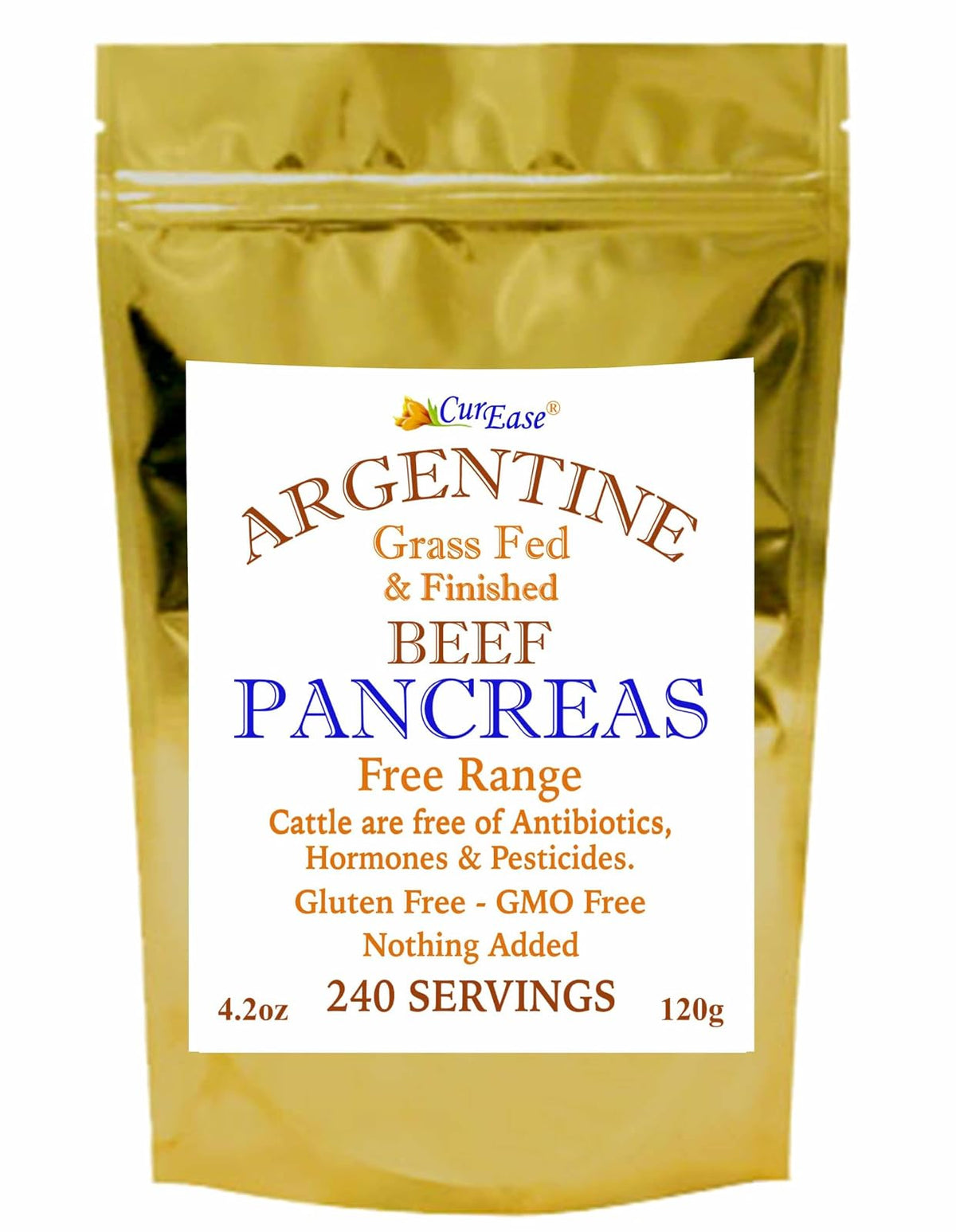CurEase beef pancreas powder supplement